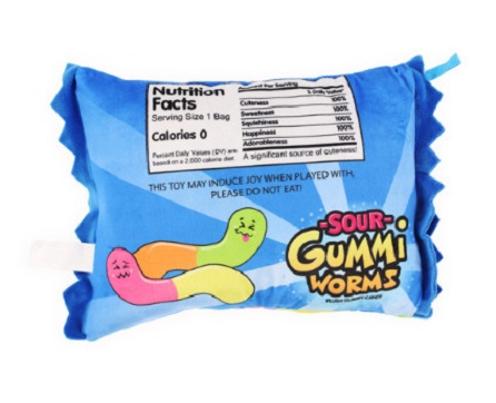 Sour Gummi Worms Plush Doll