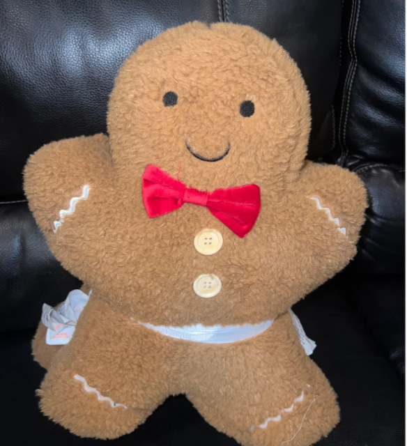 Gingerbread Boy & Girl Plush Doll