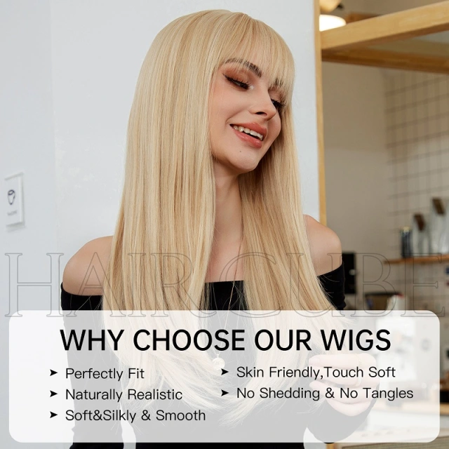 Blonde Layered Straight Y2K Wig