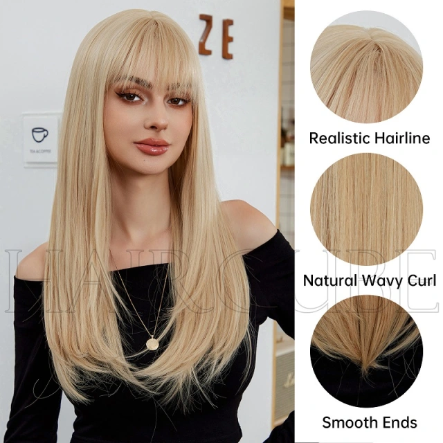 Blonde Layered Straight Y2K Wig