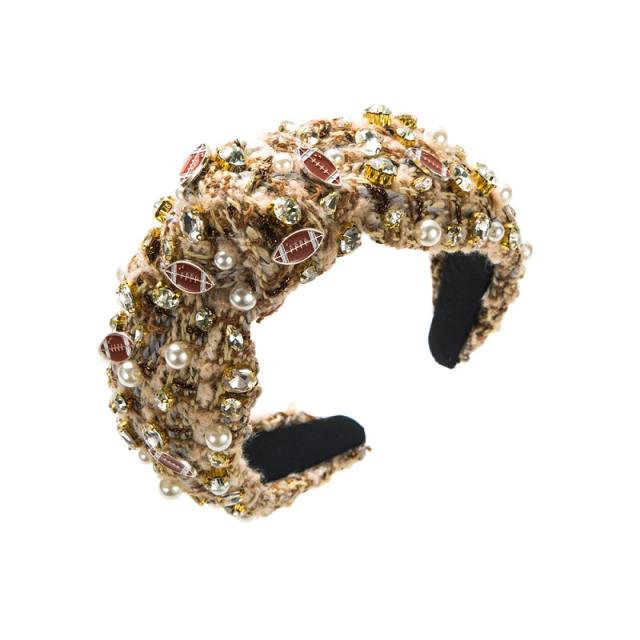 Chanel-inspired Jeweled Headband