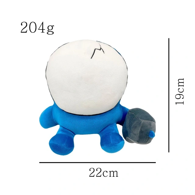 Carbot Marine Cracked-Visor plush toy