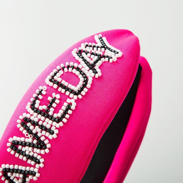 Handcrafted Beaded Alphabet Headband