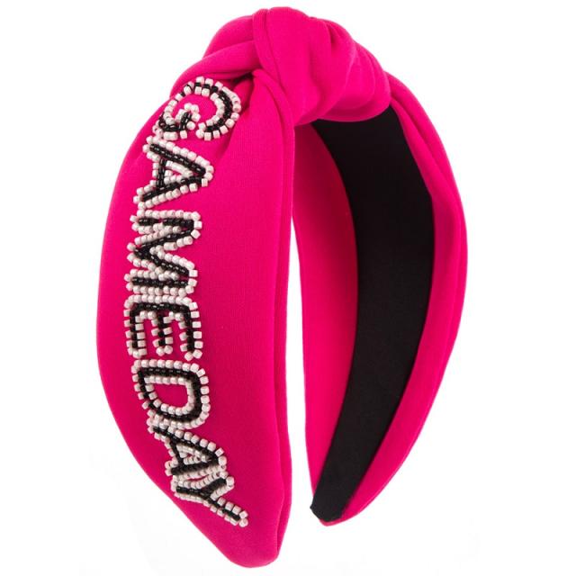 Handcrafted Beaded Alphabet Headband