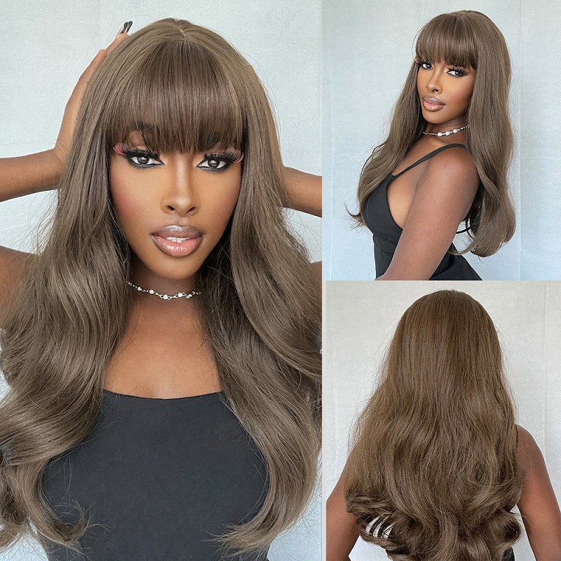 Big Wave Wig with Bangs
