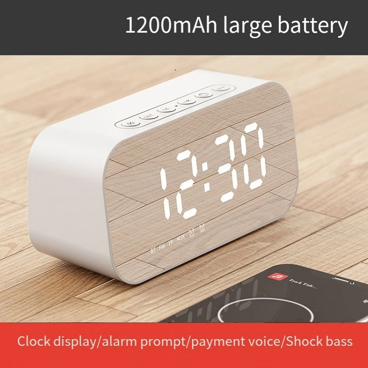 Mirror Clock Bluetooth Speaker