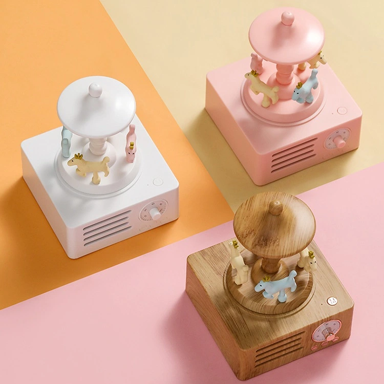 Rotating Carousel Bluetooth Speaker