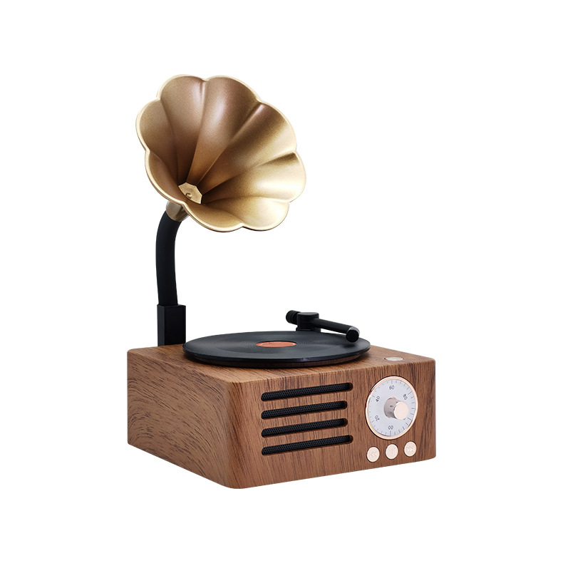 Retro Record Player Bluetooth Speaker