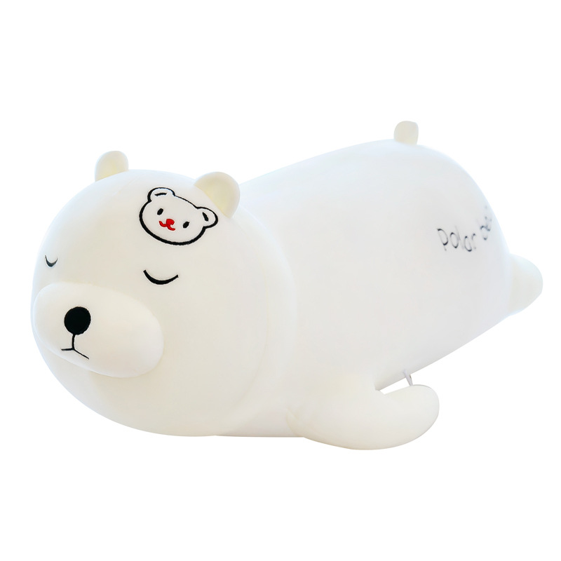 Arctic lying bear Plush Doll