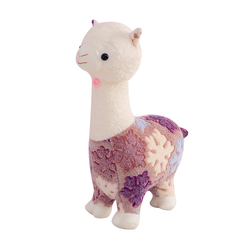 Snowflake alpaca Plush Doll