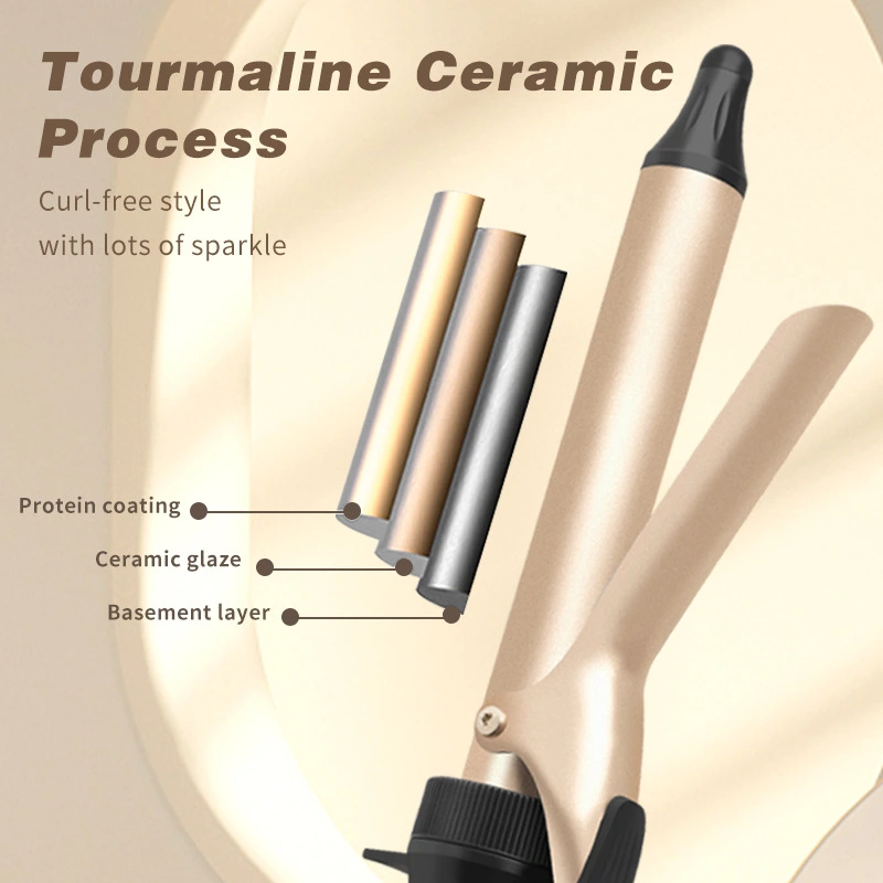 3-in-1 Ceramic Curling Wand