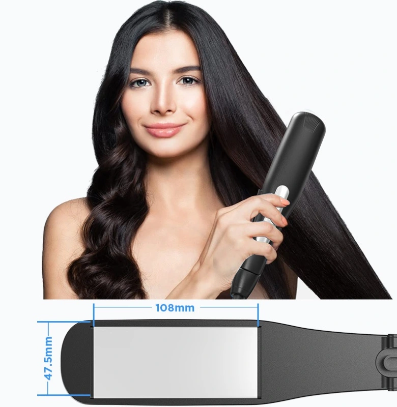LCD Wide Plate Hair Straightener