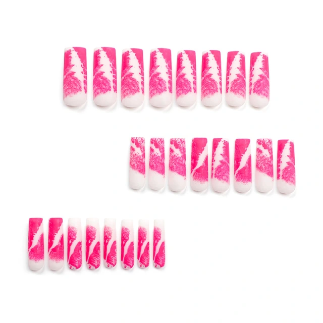 Matte Lip Print Press On Nails