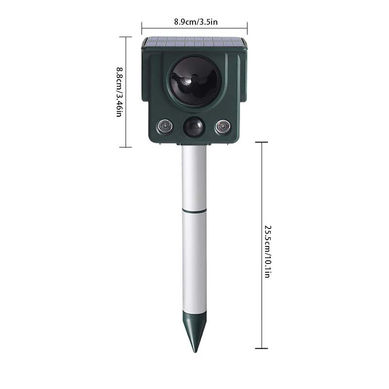 Solar-Powered Ultrasonic Pest Repeller