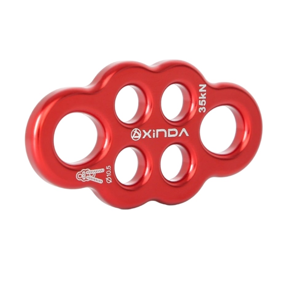 Descender rigging plate