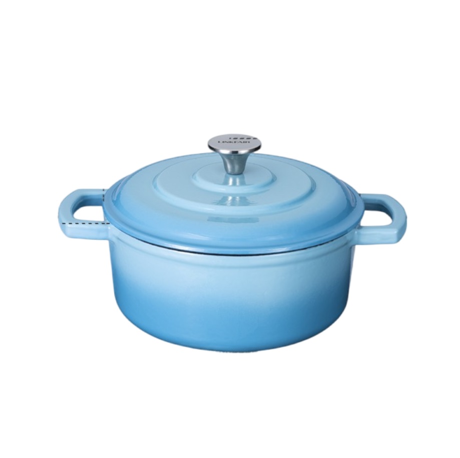 enamel on steel cooking pot
