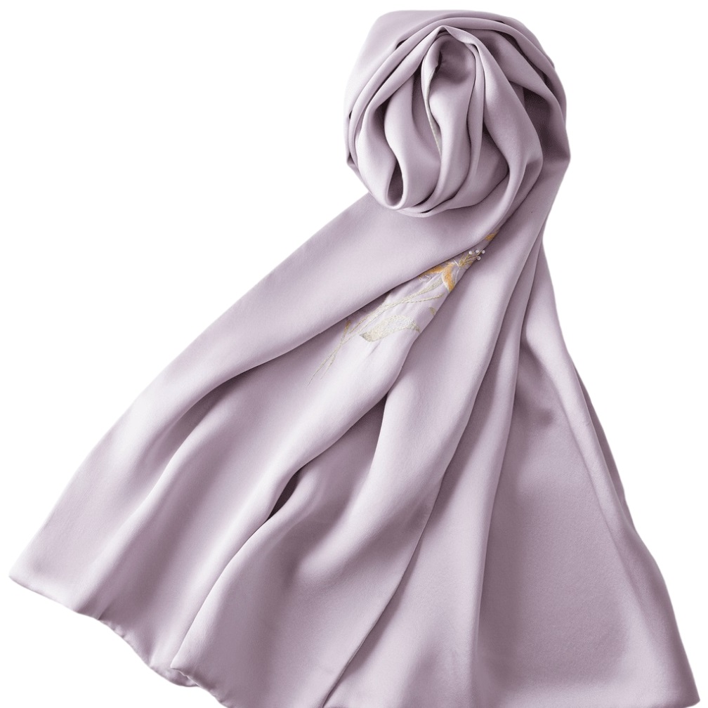 Silk scarf Chinese characteristics Yunjin 100% real natural silk scarf ...