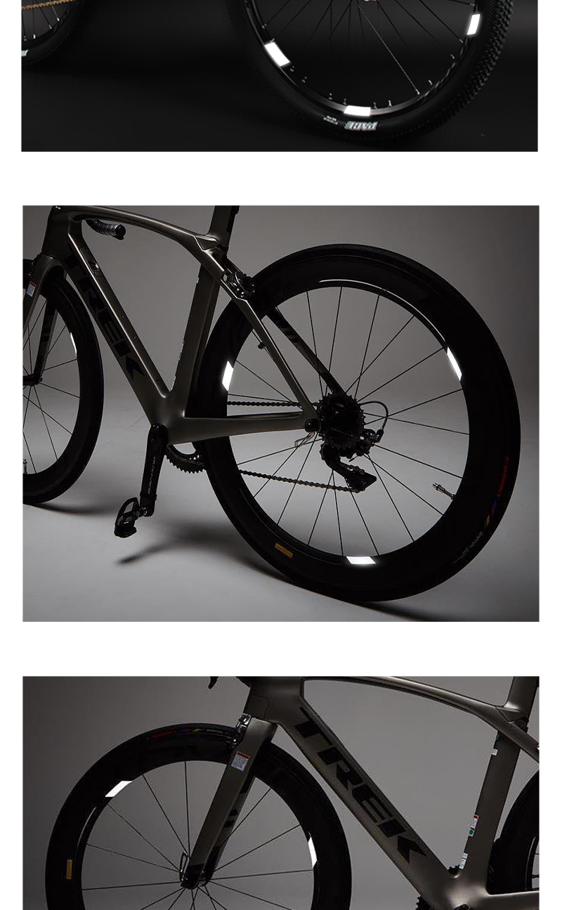 Wheelset Reflective Stickers,ENLEE-Saddle/Mudguard/Invisible film