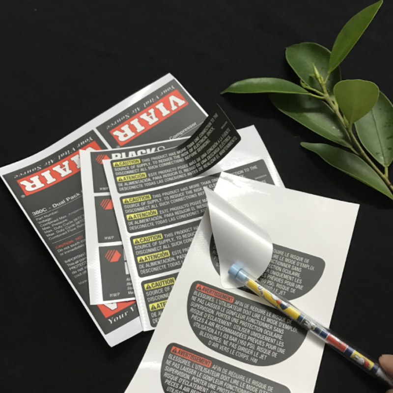 Custom Sticker Printing Vinyl Glossy UV Spot Logo Vinyl Sticker Print ...