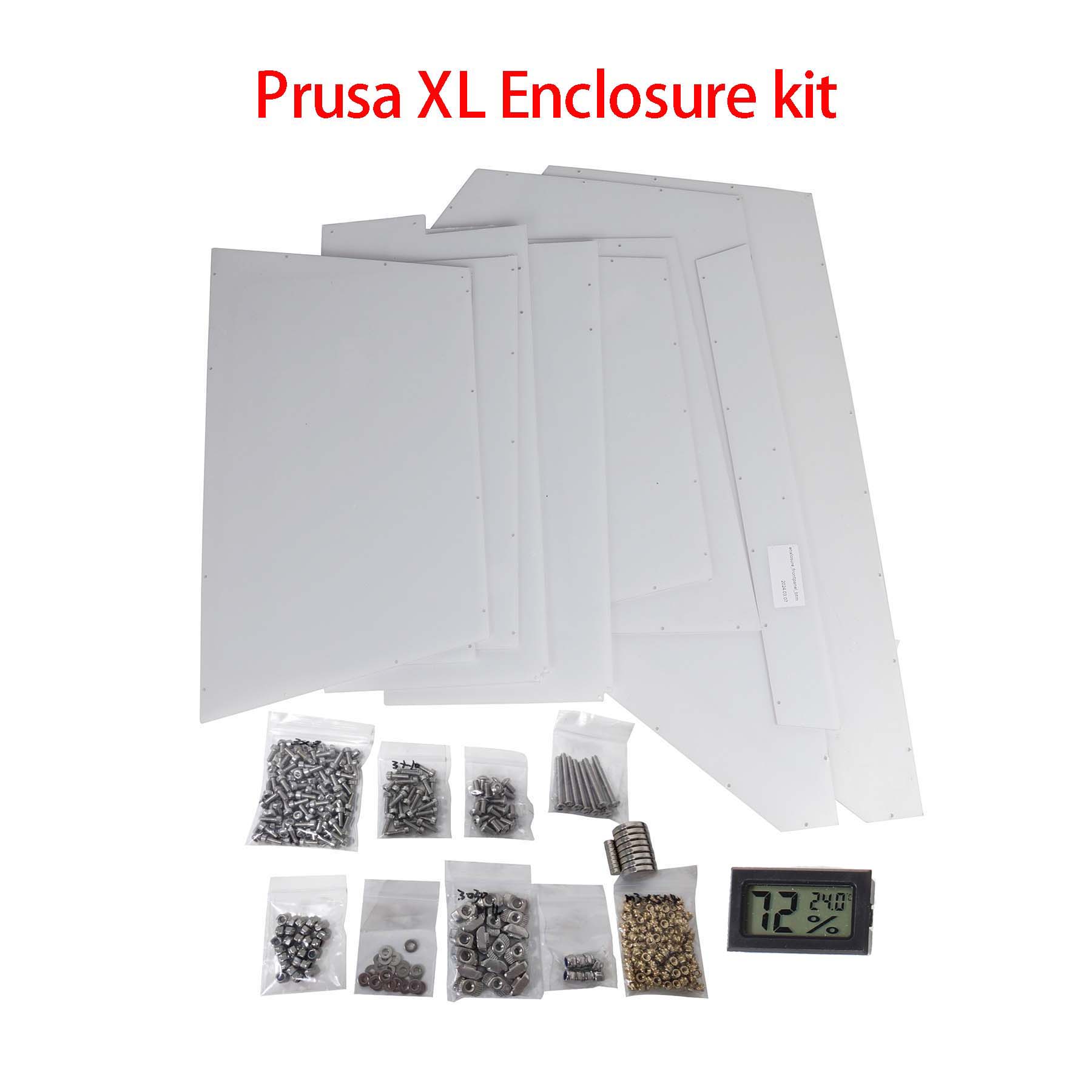 Blurolls Prusa XL Minimalist and Printable Acrylic Enclosure Kit with ...