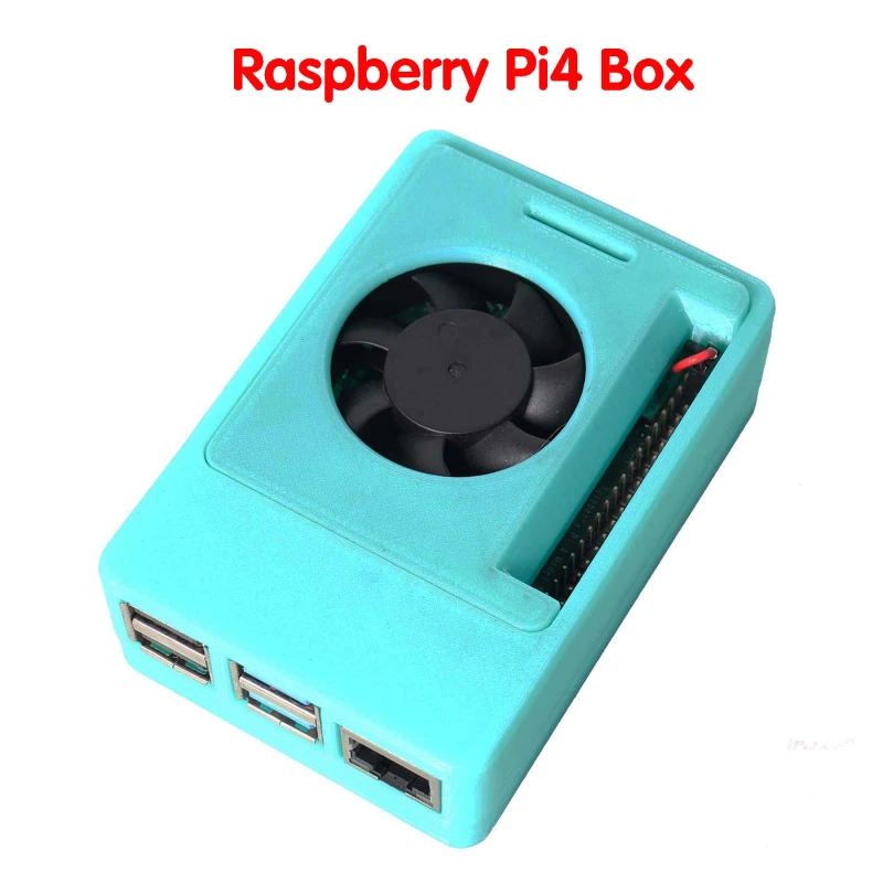 Blurolls PETG 3d printed Raspberry Pi4B Case Box With 4010 Cooling Fan ...