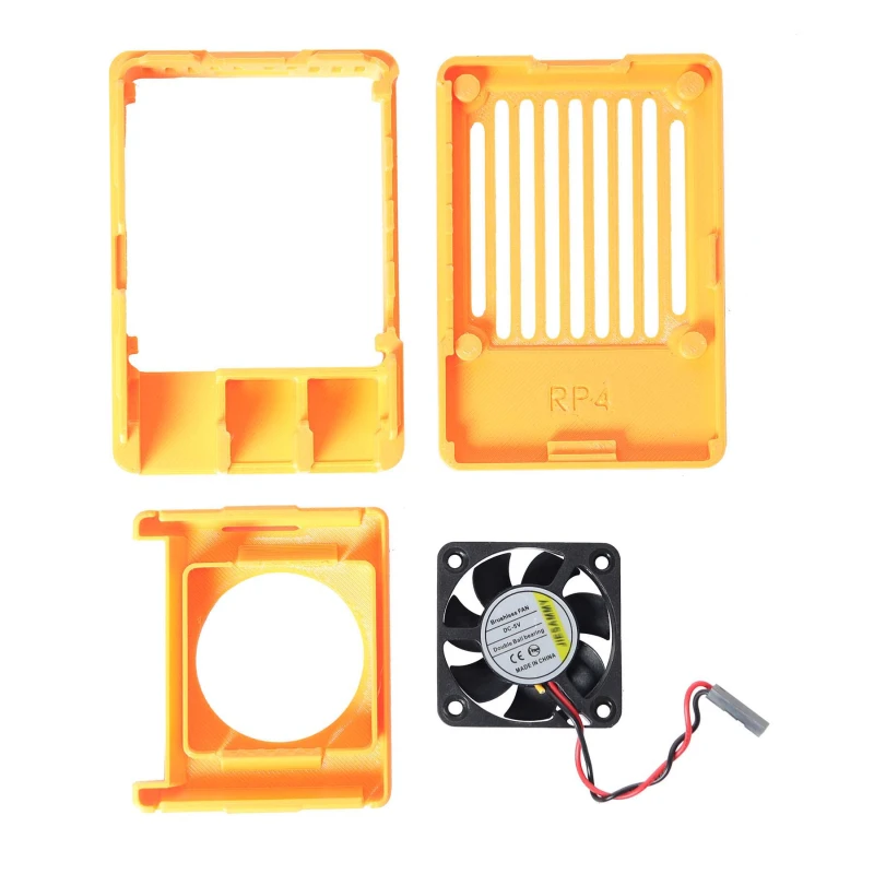 Blurolls PETG 3d printed Raspberry Pi4B Case Box With 4010 Cooling Fan ...