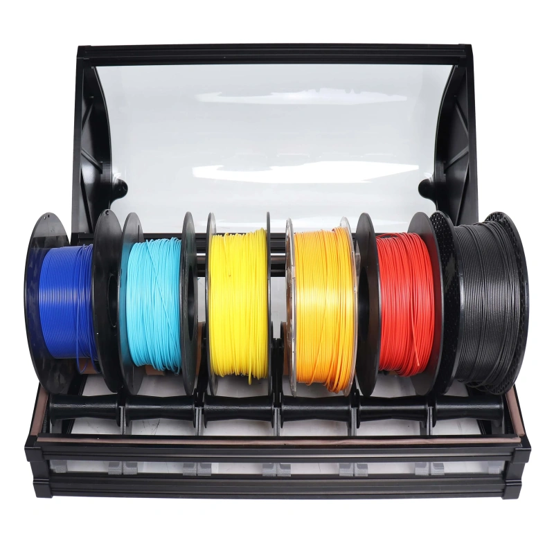 Blurolls 6 Colors Box Filamentalist Filament Rewinder and Enclosure Kit ...