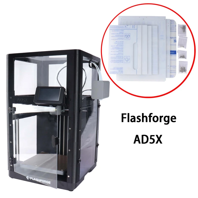 Blurolls Polycarbonate PC Enclosure For Flashforge AD5X 3d printer ...