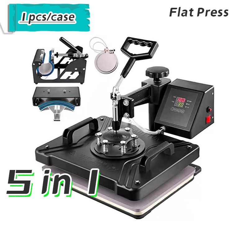 5 in 1 multi-functional heat press machine