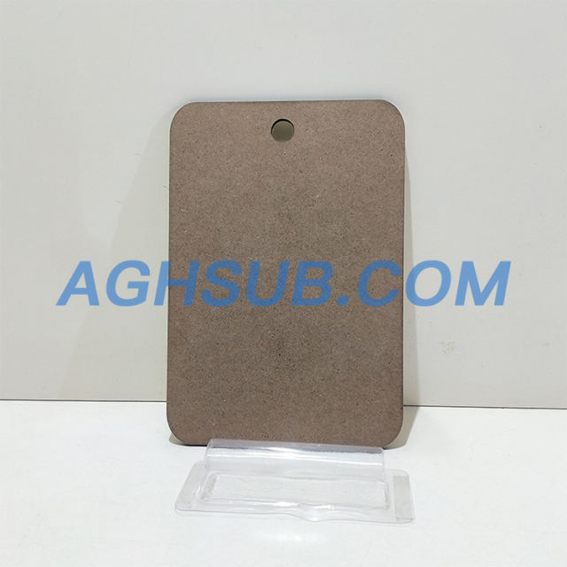 US RTS Sublimation MDF cash card 150*100mm with plastic money holder
