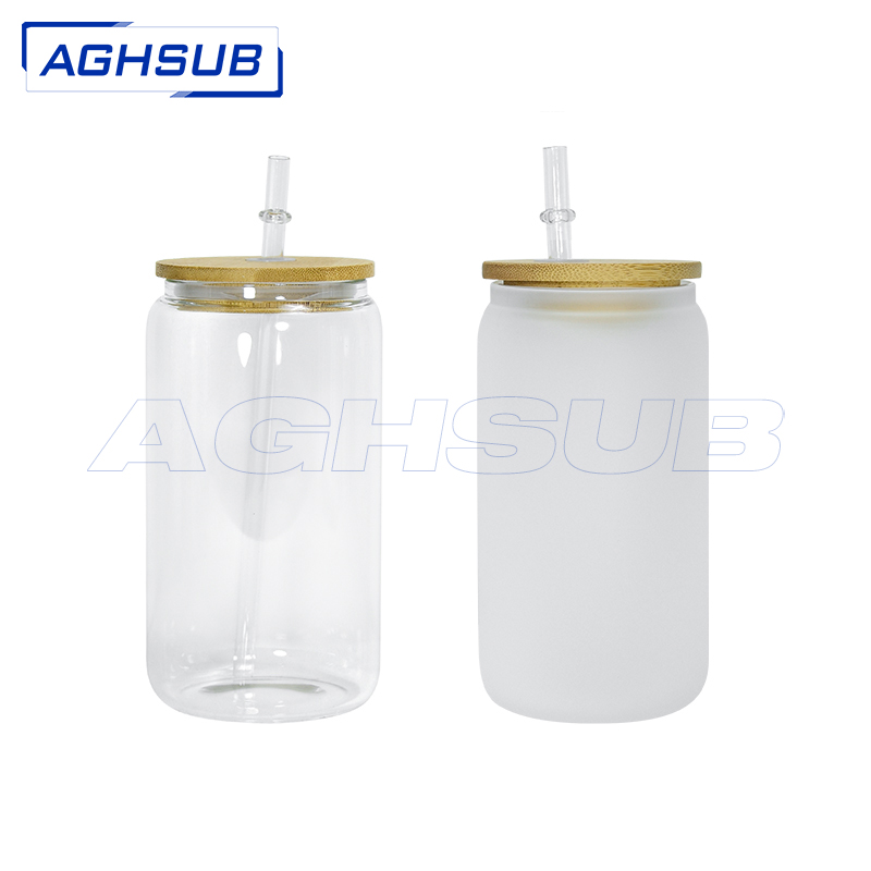12oz sublimation glass jar