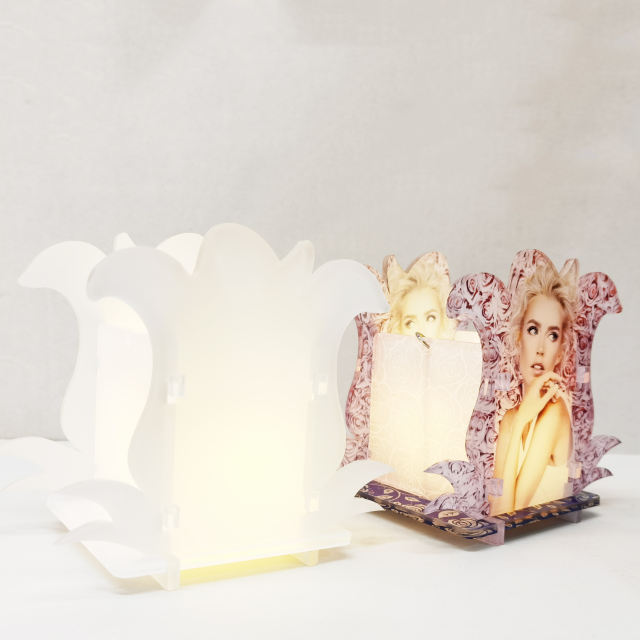 Sublimation blanks acrylic panel lantern with led candle (without the ...