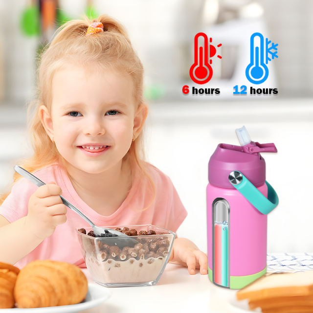 12oz powder coated sports water bottle