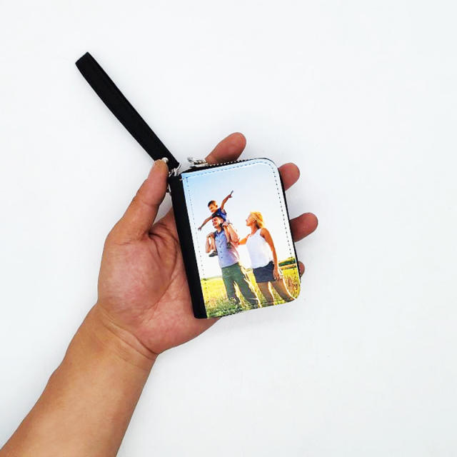 CHINA WAREHOUSE 4*3inch Sublimation blanks PU coin purse