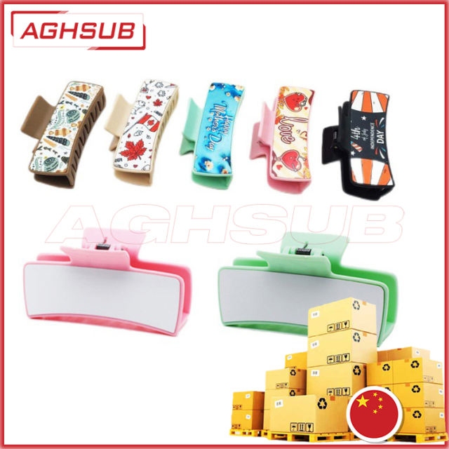 CHINA warehouse sublimation blank cute hair clips