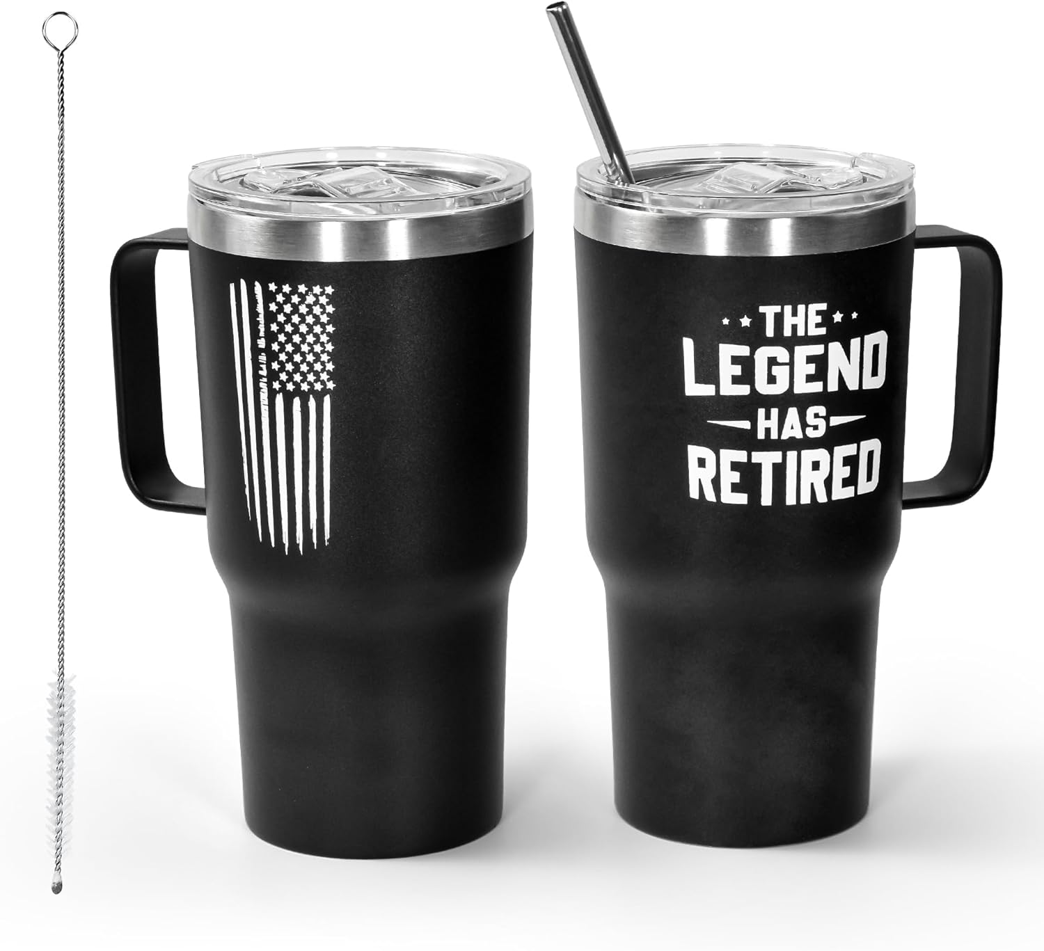US warehouse 20oz powder coated insulated coffee mugs tumblers-THE ...