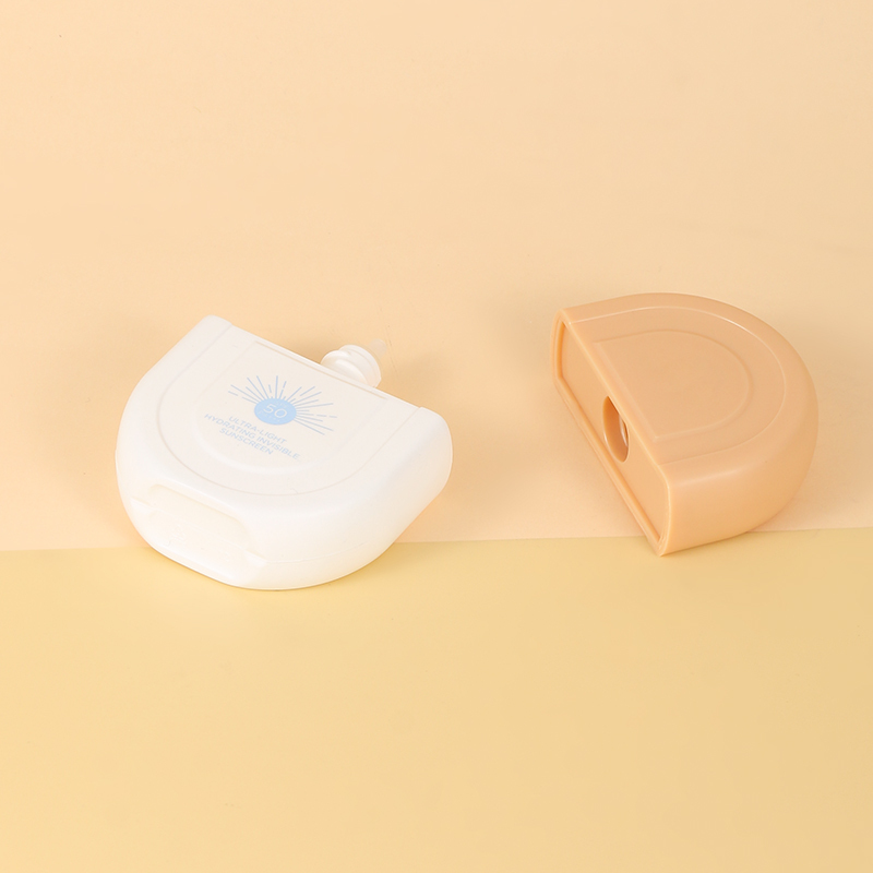 Factory Supply 2oz Soft Touch Square Shaped Plastic Sunscreen Bottle ...