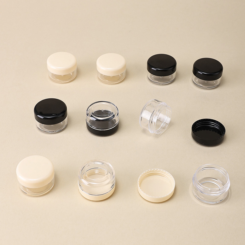 Luxury Lotion Double Wall Plastic Jars White Blue PP Cream Jar 100ml ...