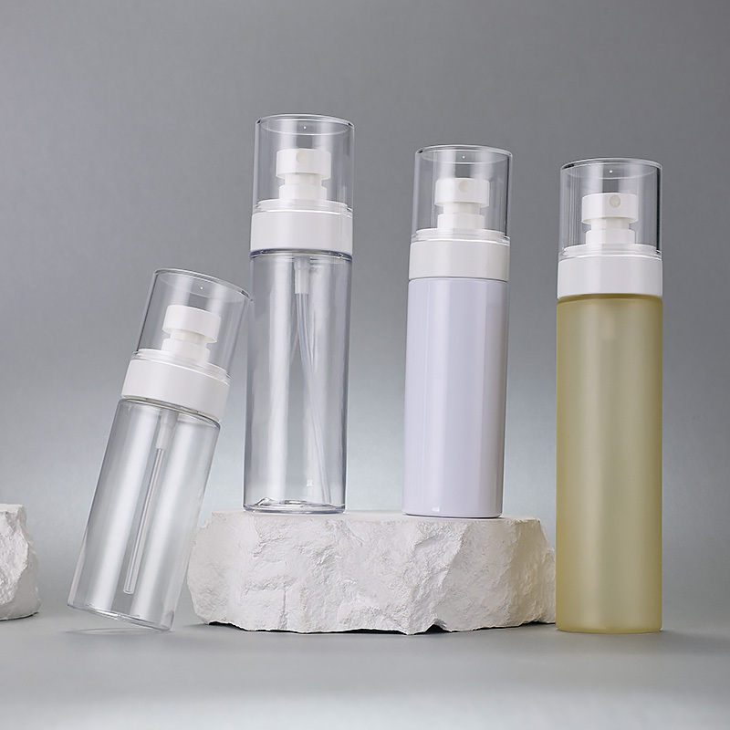 Custom Printing Boston Round Plastic Bottle 250ml Blue PET Bottle Packaging