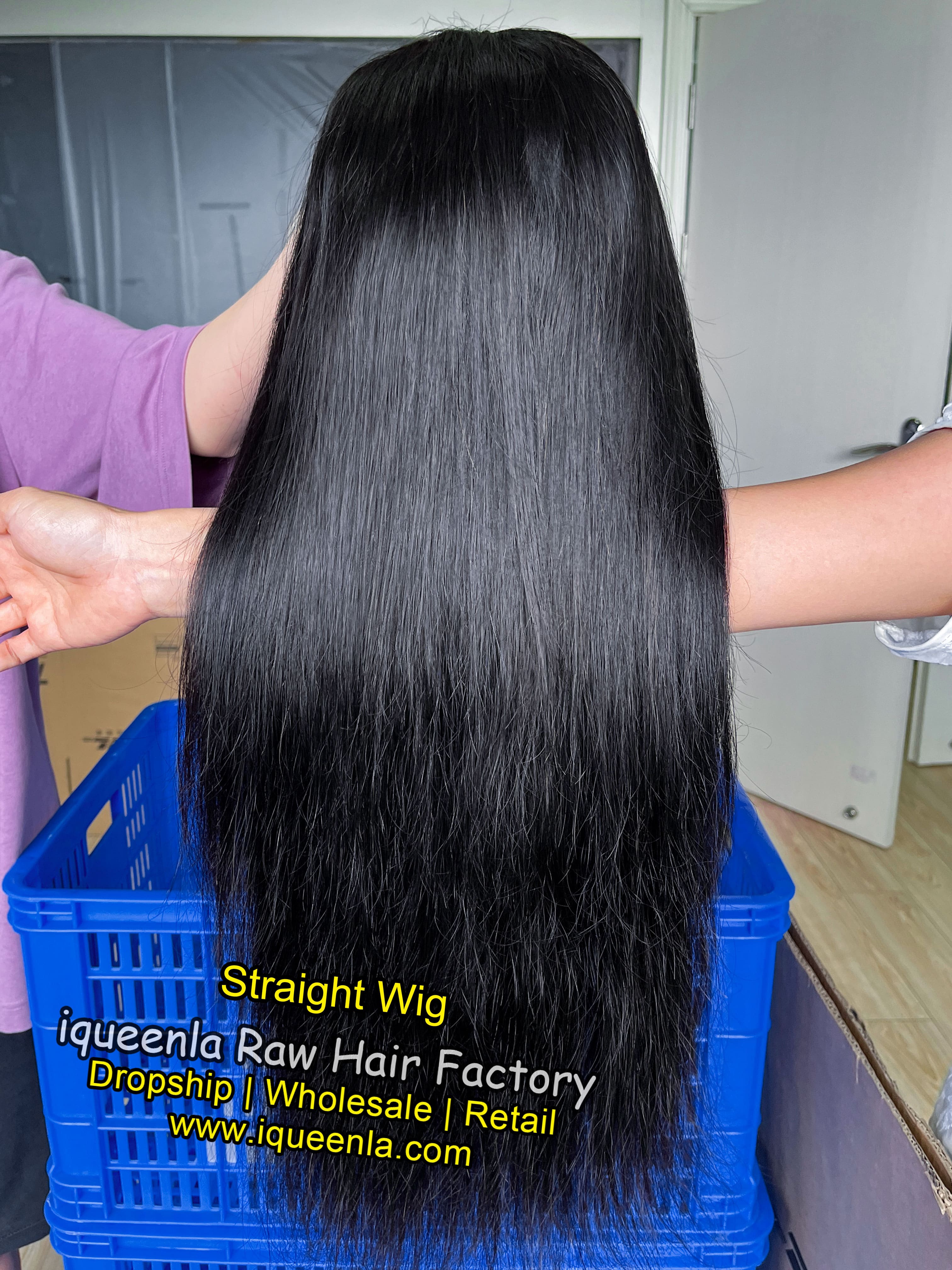iqueenla Straight 5x5/13x4/13x6 Transparent and HD Full Lace Pre-made Wig