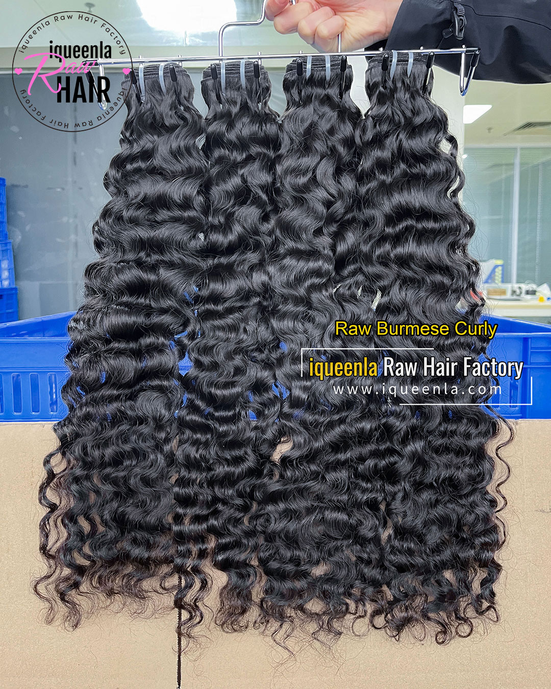 Raw Burmese Curly Hair Bundles | 100% Cuticle-Aligned