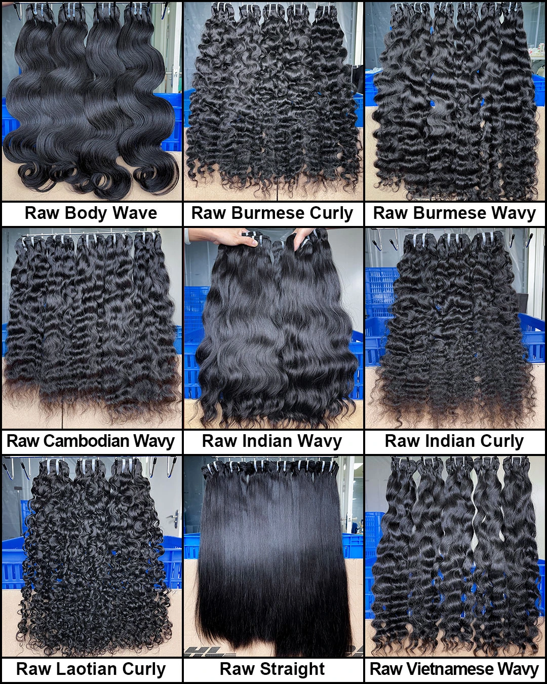 Iqueenla Raw Hair Bundles Burmese/Indian/Cambodian/Vietnamese Origin