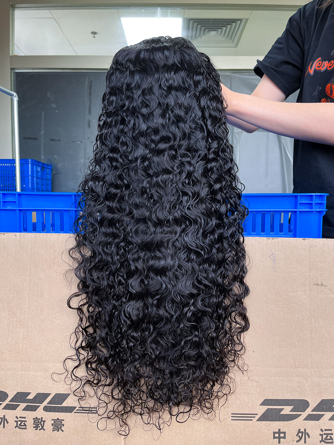 iqueenla Water Wave 4x4/5x5/13x4 Transparent and HD Lace Pre-made Wig