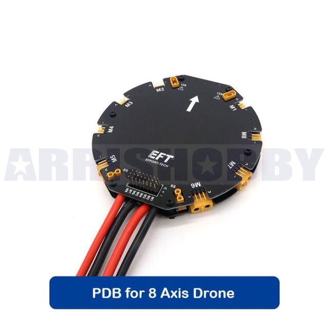 12S 480A High Current PDB Power Distribution Board for 8 Axis ...