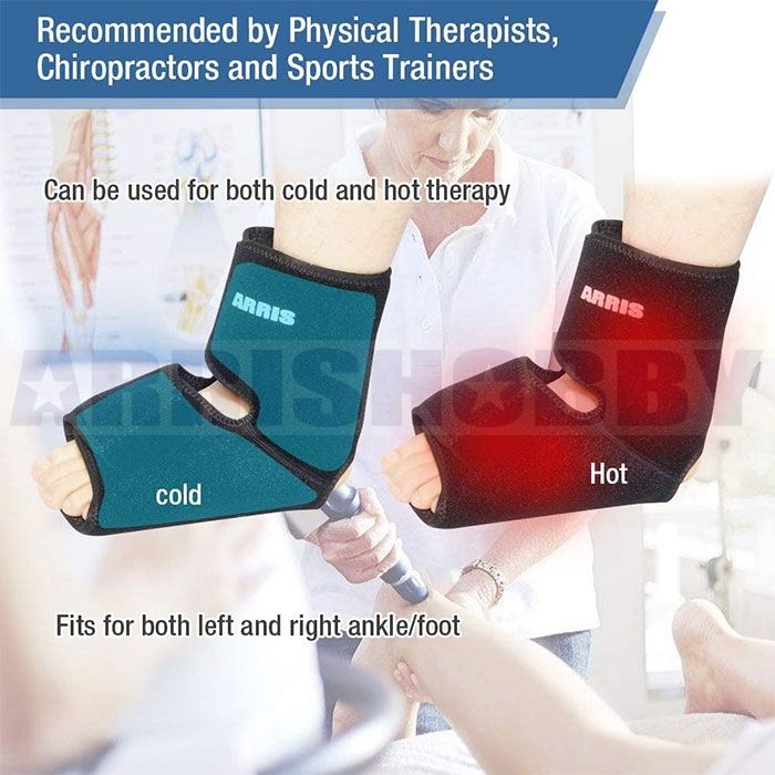 Ankle and Foot Ice Pack Therapy Wrap for Sprained Ankle, Achilles ...