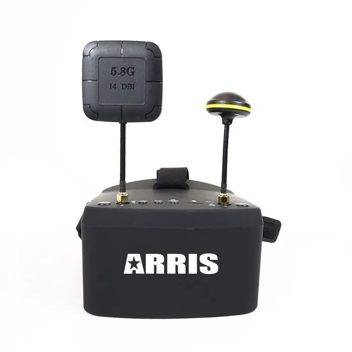 ARRIS EV800D 5inch 5.8g HD DVR 800 x 480 FPV Goggles w/ Receiver Built ...