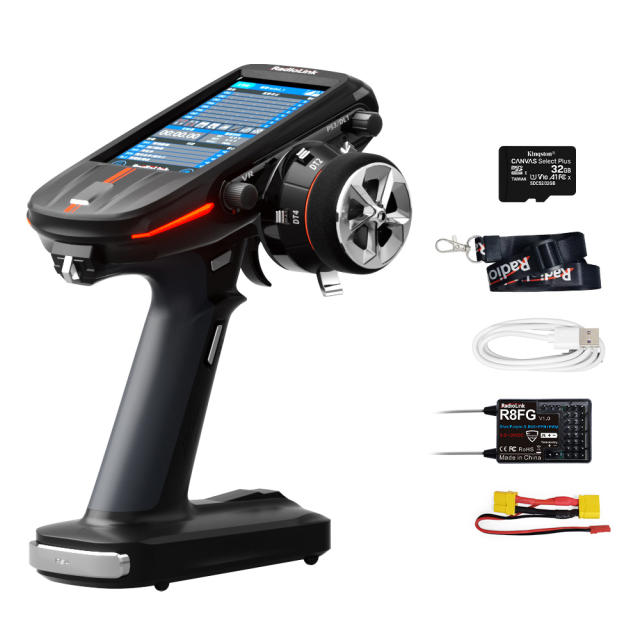 Radiolink RC8X 8CH Transmitter with R8FG RX 4.3 inch LCD Touch Screen ...