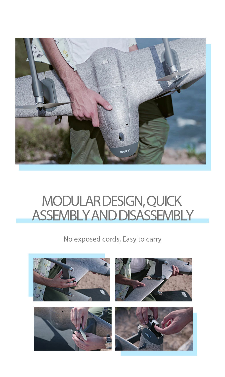 Swan K1 Pro VTOL Long Range Fixed-Wing UAV RC Airplane