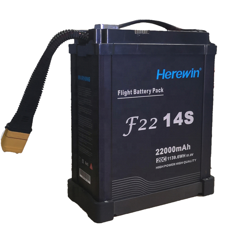 Herewin 14S 51.8V 22000mah Smart Lipo Battery for UAV Agriculture ...