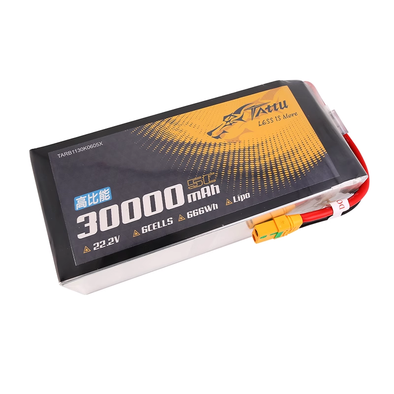 Tattu 6S 22.2V 30000mah 5C NCM 811 Semi-Solid State Li-ion Battery for ...